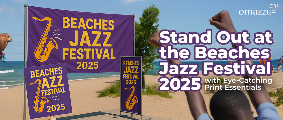 Stand Out at the Beaches Jazz Festival 2025 with Eye-Catching Print Es ...
