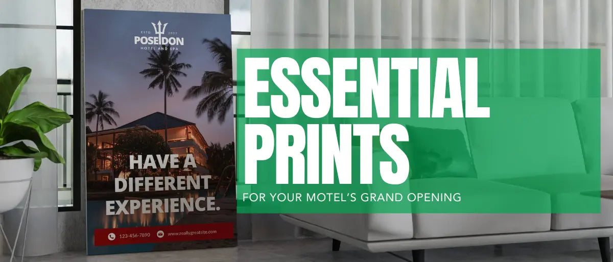 Essential Prints for your motel’s grand opening – Omazzii Print
