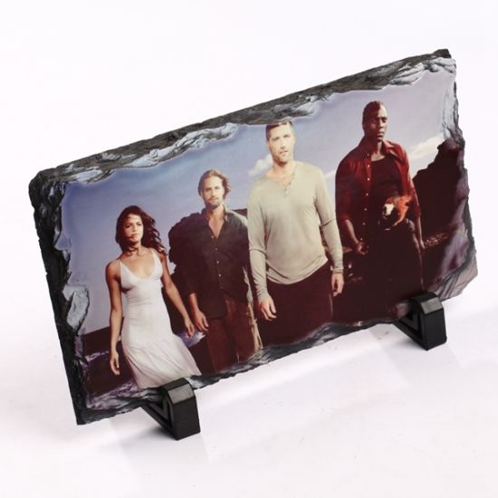 Customized Rock Slate photo frame - Omazzii Print Shop